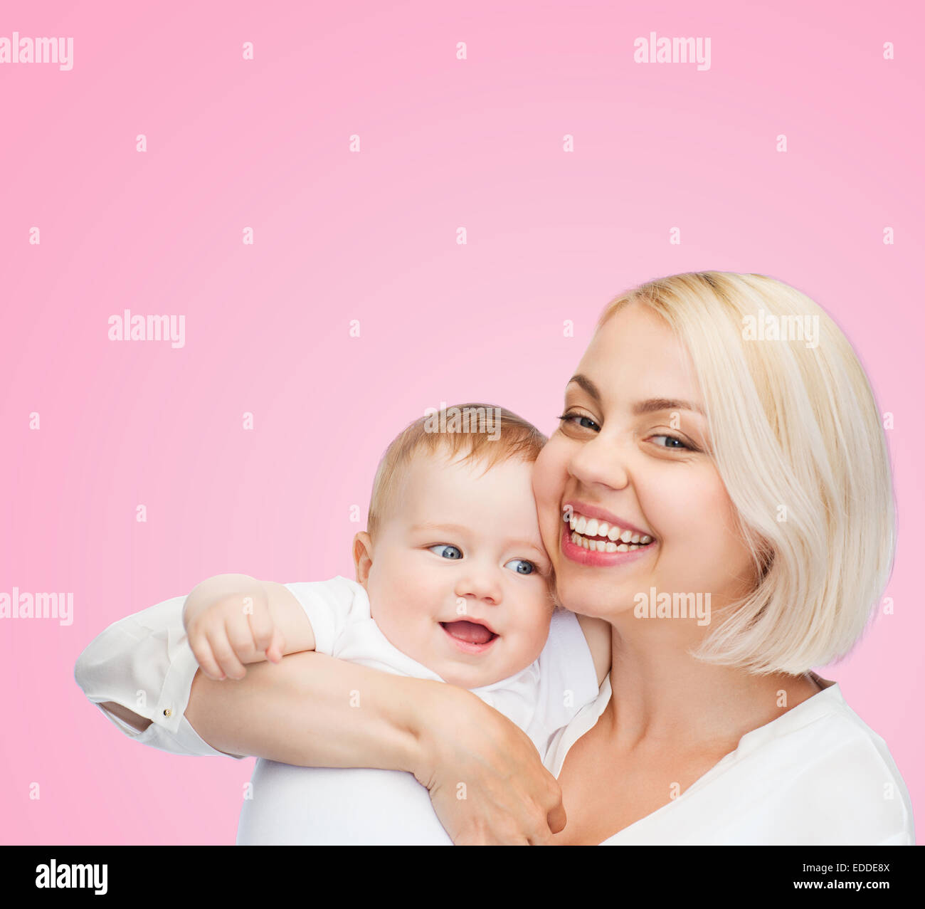 happy mother with smiling baby Stock Photo - Alamy