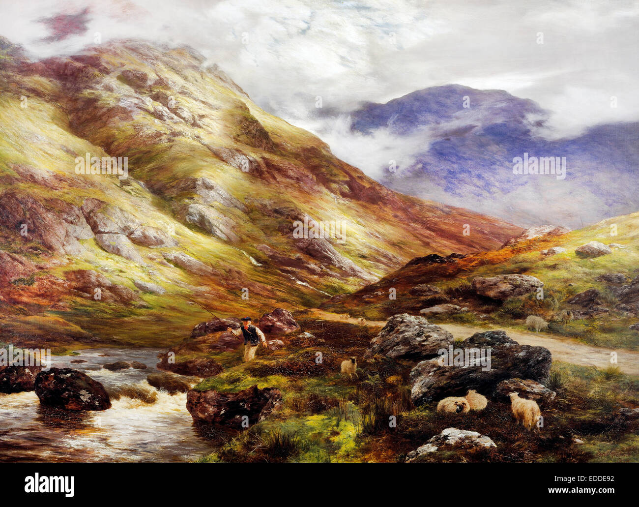 Wandering shadows 1878 oil canvas hi-res stock photography and images ...