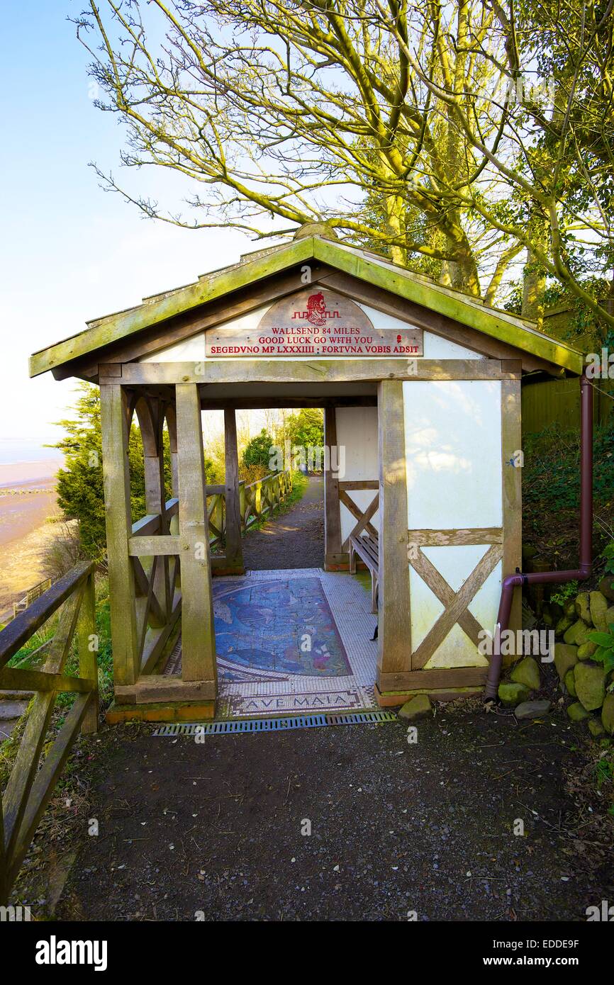 Summerhouse at theTerminus of Hadrian's Wall, Bowness-on-Solway Cumbria ...