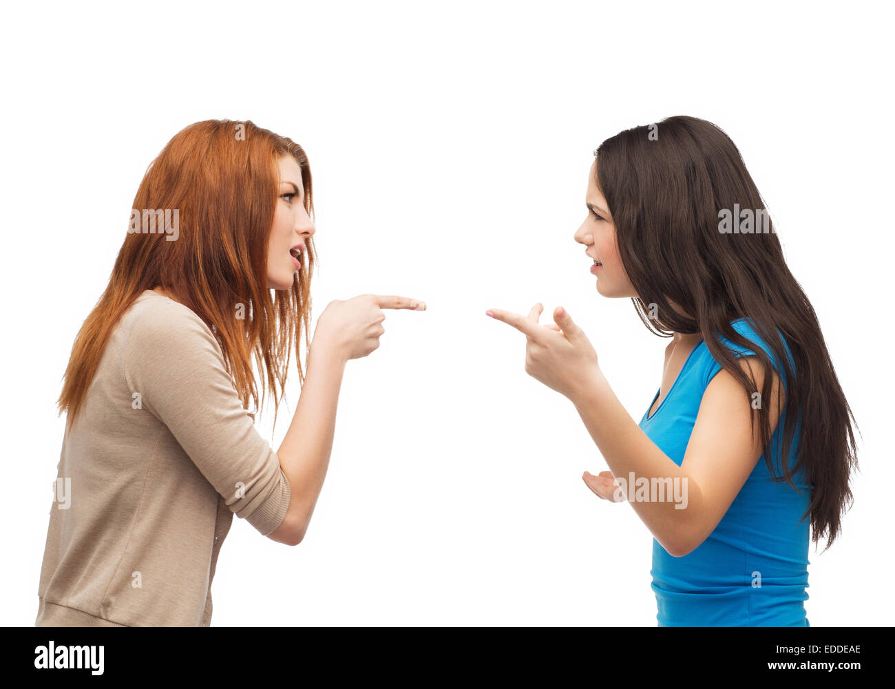 Bullying school teens Cut Out Stock Images & Pictures - Alamy