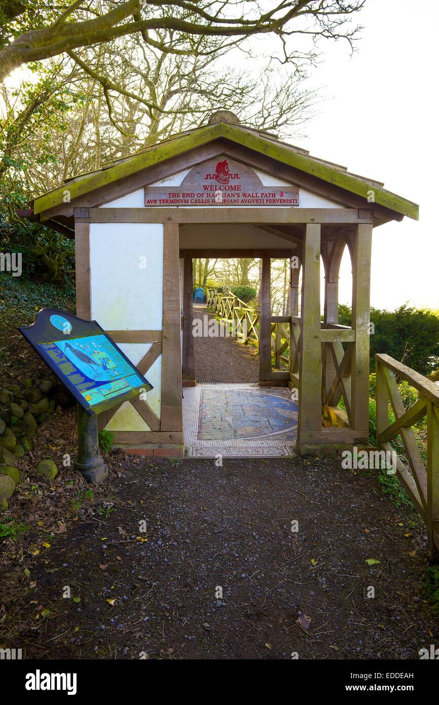 Summerhouse at theTerminus of Hadrian's Wall, Bowness-on-Solway Cumbria ...