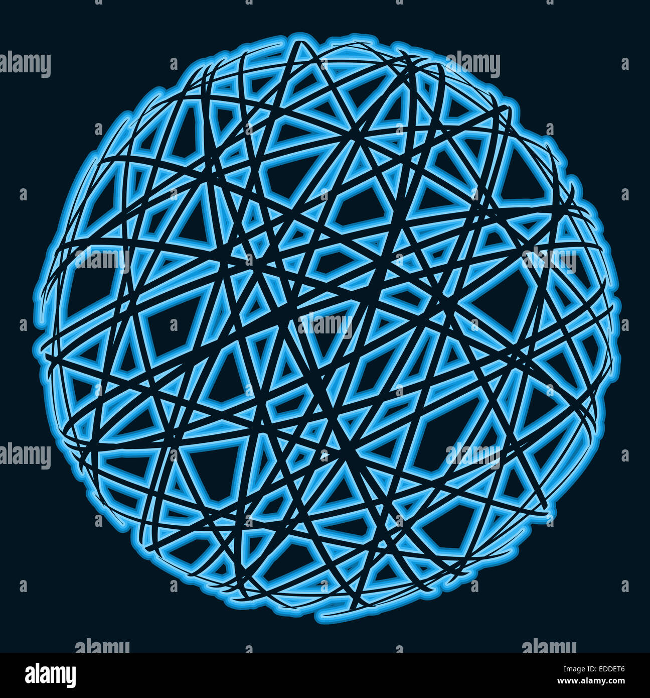 Dark blue abstract painting hi-res stock photography and images - Alamy