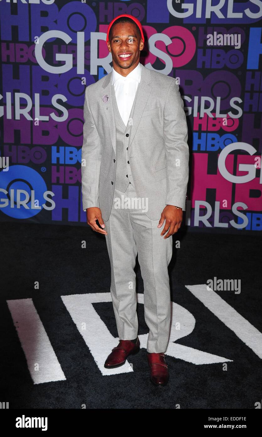 New York, NY, USA. 5th Jan, 2015. Victor Cruz at arrivals for GIRLS ...