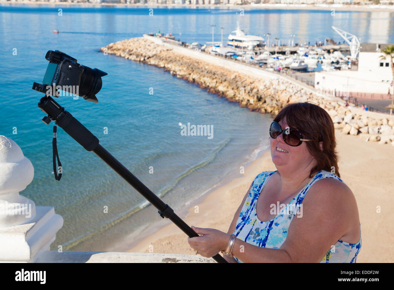 Middle Aged British Woman Posing High Resolution Stock Photography and ...