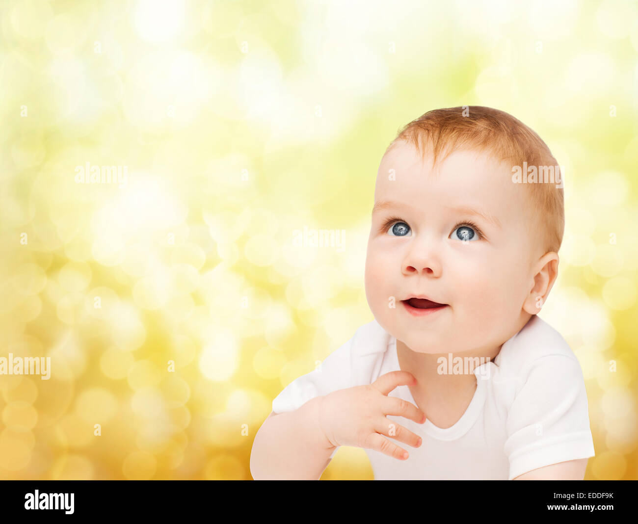 smiling baby looking up Stock Photo - Alamy