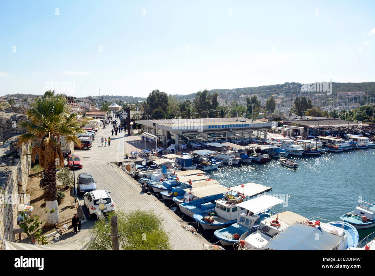 Turkey, Seferihisar, harbor in Sigacik Stock Photo - Alamy