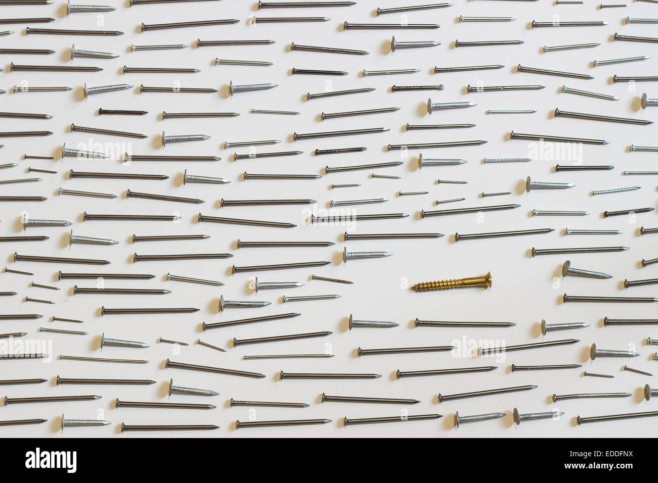 Nails screw hi-res stock photography and images - Alamy