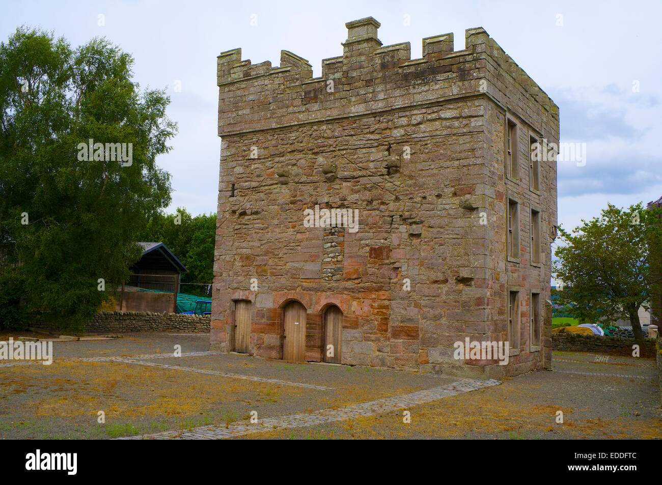 Peel Tower, Clifton, Penrith, Cumbria, England, UK Stock Photo - Alamy