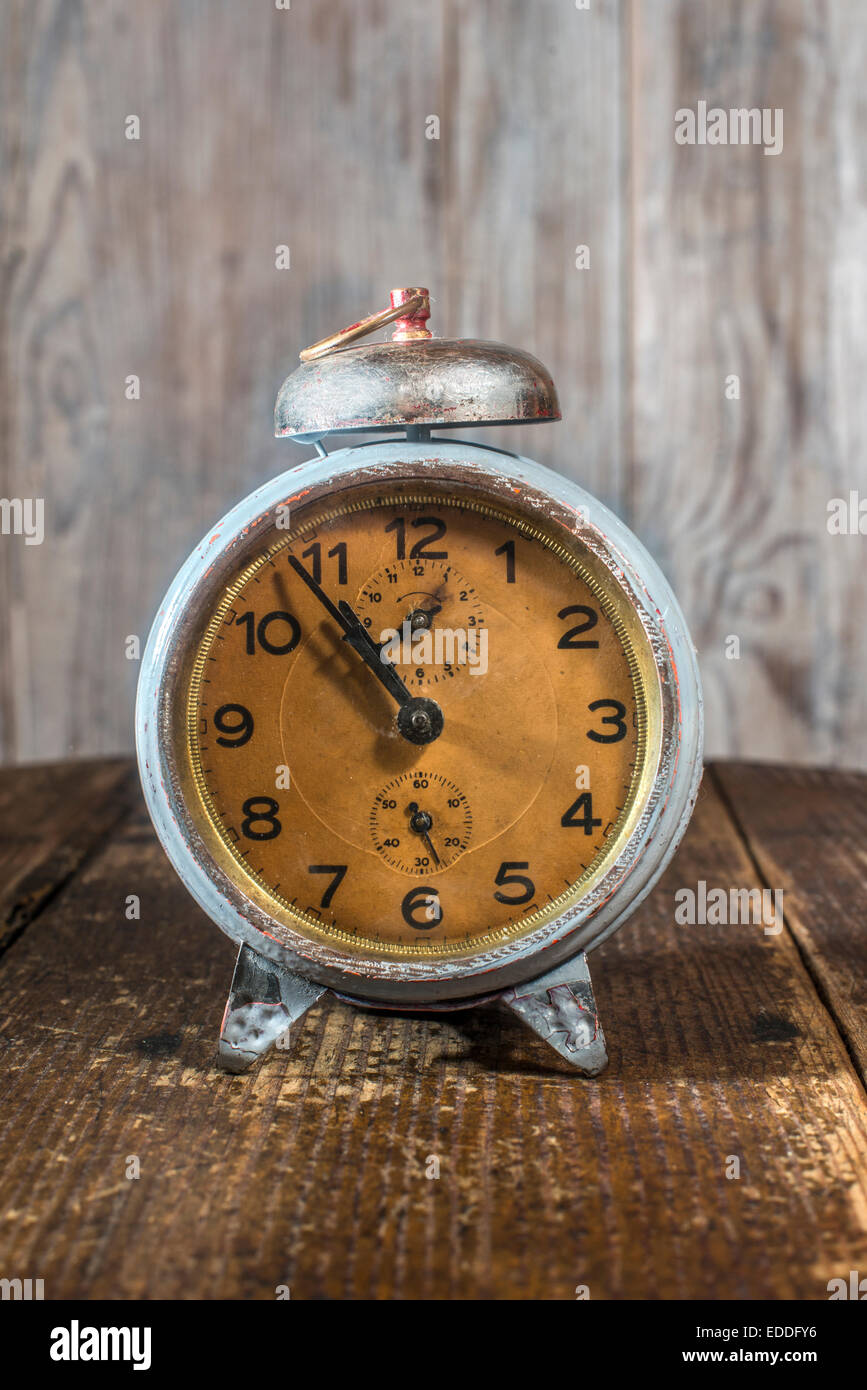 Vintage alarm clock Stock Photo - Alamy