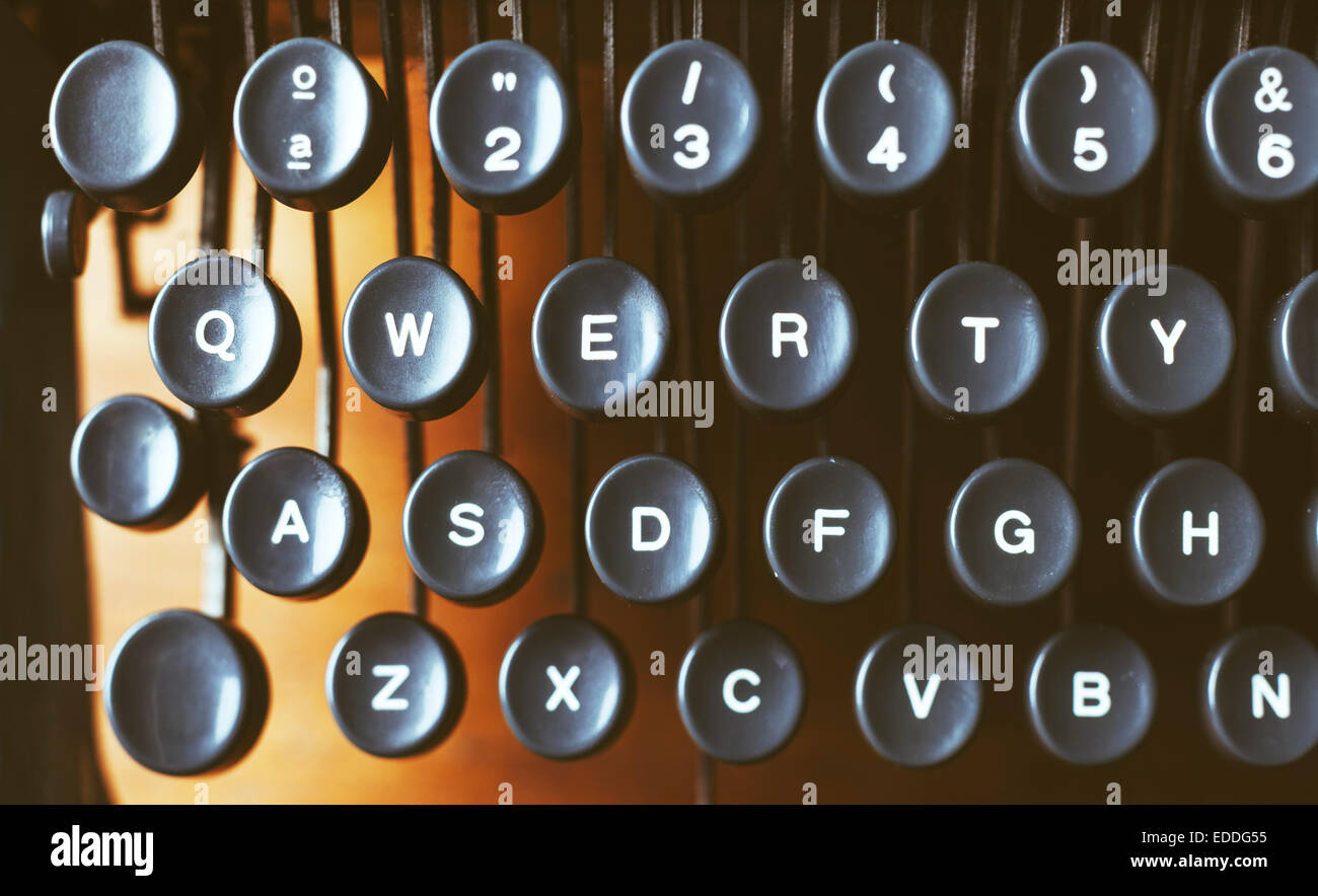 Round typewriter keys hi-res stock photography and images - Alamy