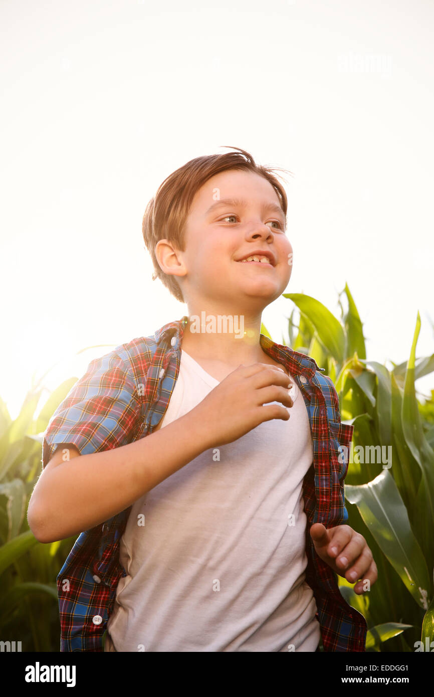 Field field country side grain boy hi-res stock photography and images ...