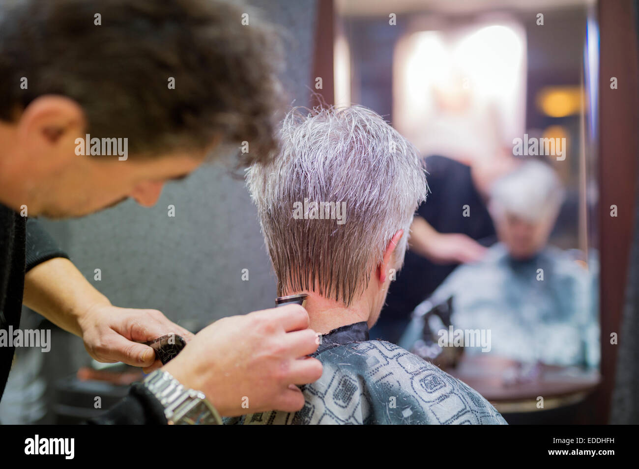 Hair cutting shaving store