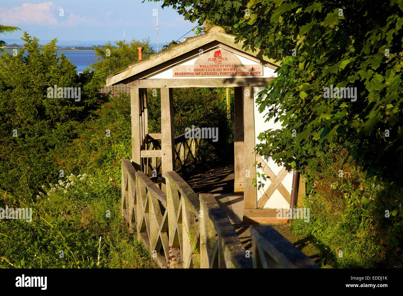 Summerhouse at theTerminus of Hadrian's Wall, Bowness-on-Solway Cumbria ...