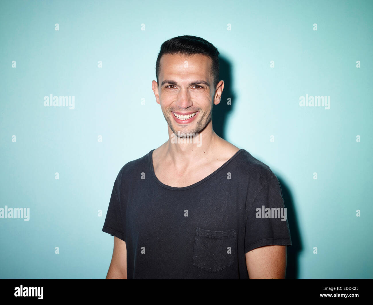 Portrait of laughing man Stock Photo - Alamy