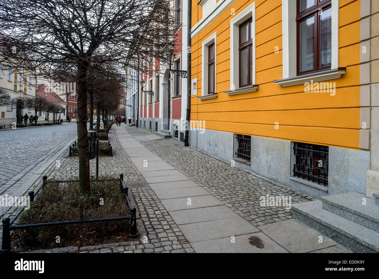 Katedralna Street Ostrow Tumski Wroclaw Stock Photo - Alamy