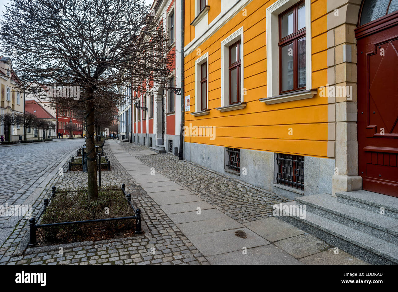Katedralna Street Ostrow Tumski Wroclaw Stock Photo - Alamy