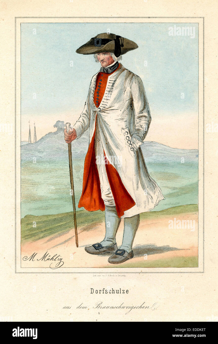 village mayor from Brunswick Stock Photo - Alamy