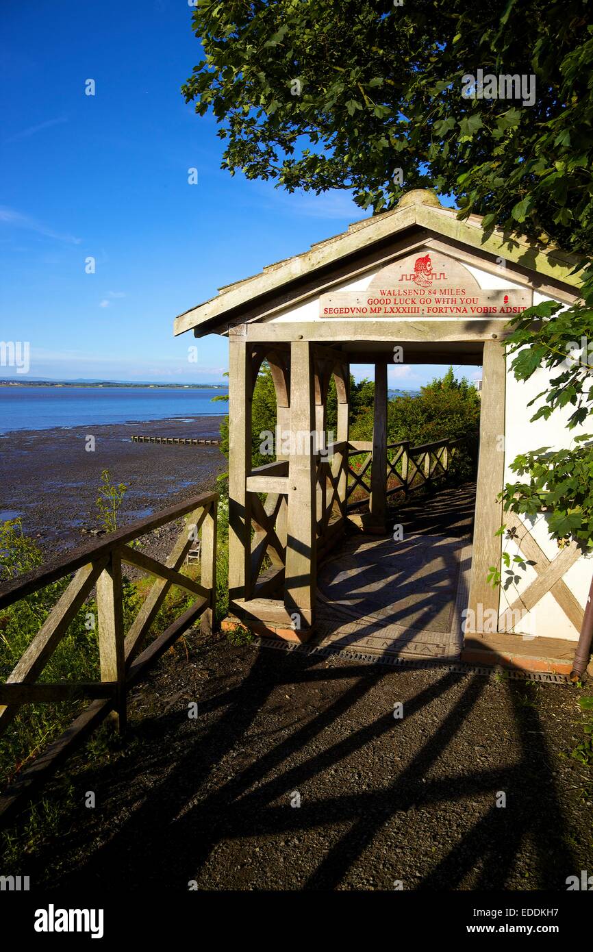 Summerhouse at theTerminus of Hadrian's Wall, Bowness-on-Solway Cumbria ...