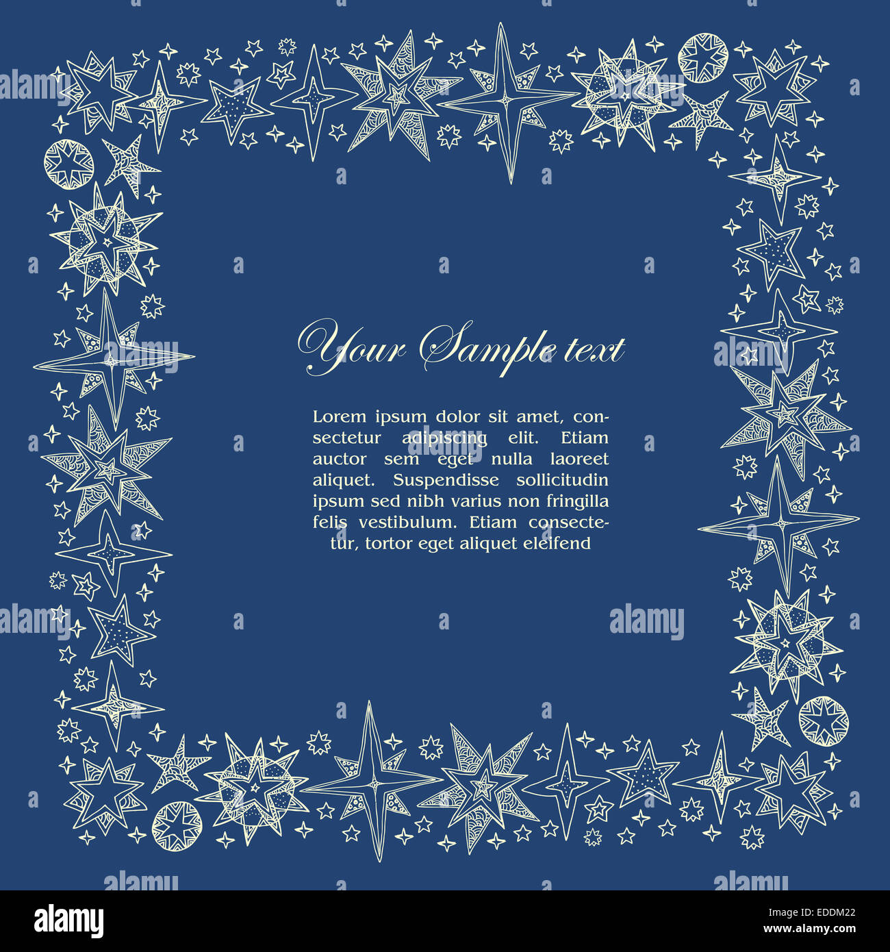 fantasy starry border Stock Photo - Alamy