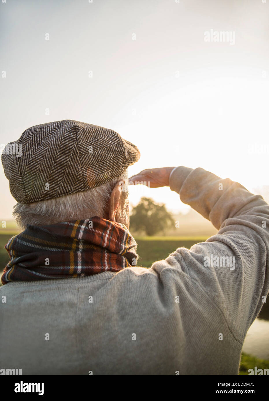 Man in landscape looking hi-res stock photography and images - Alamy
