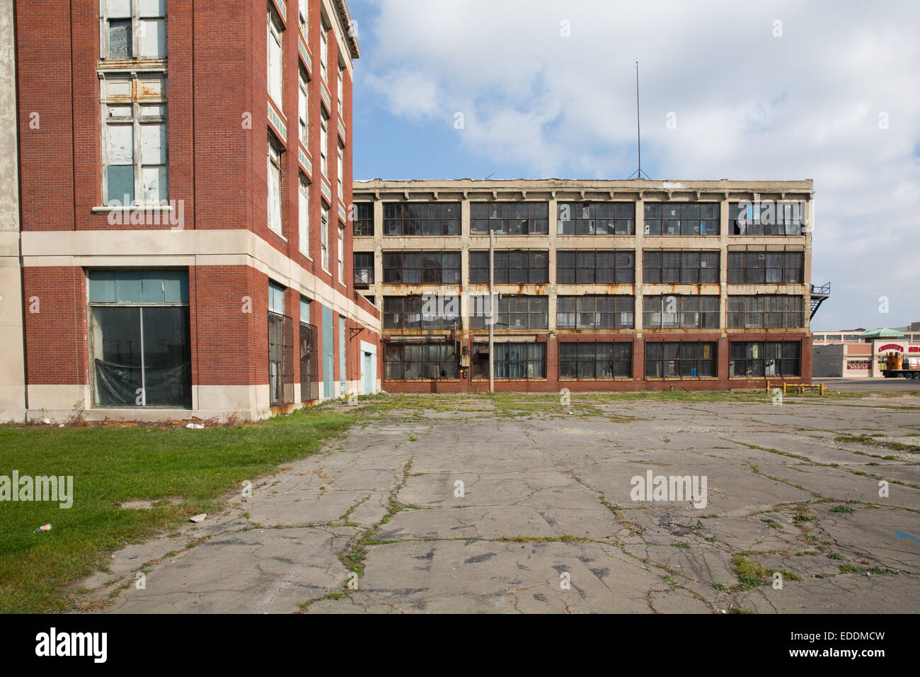 Ford Motor Plant, Model T, first assembly line, Highland Park, MI, USA ...