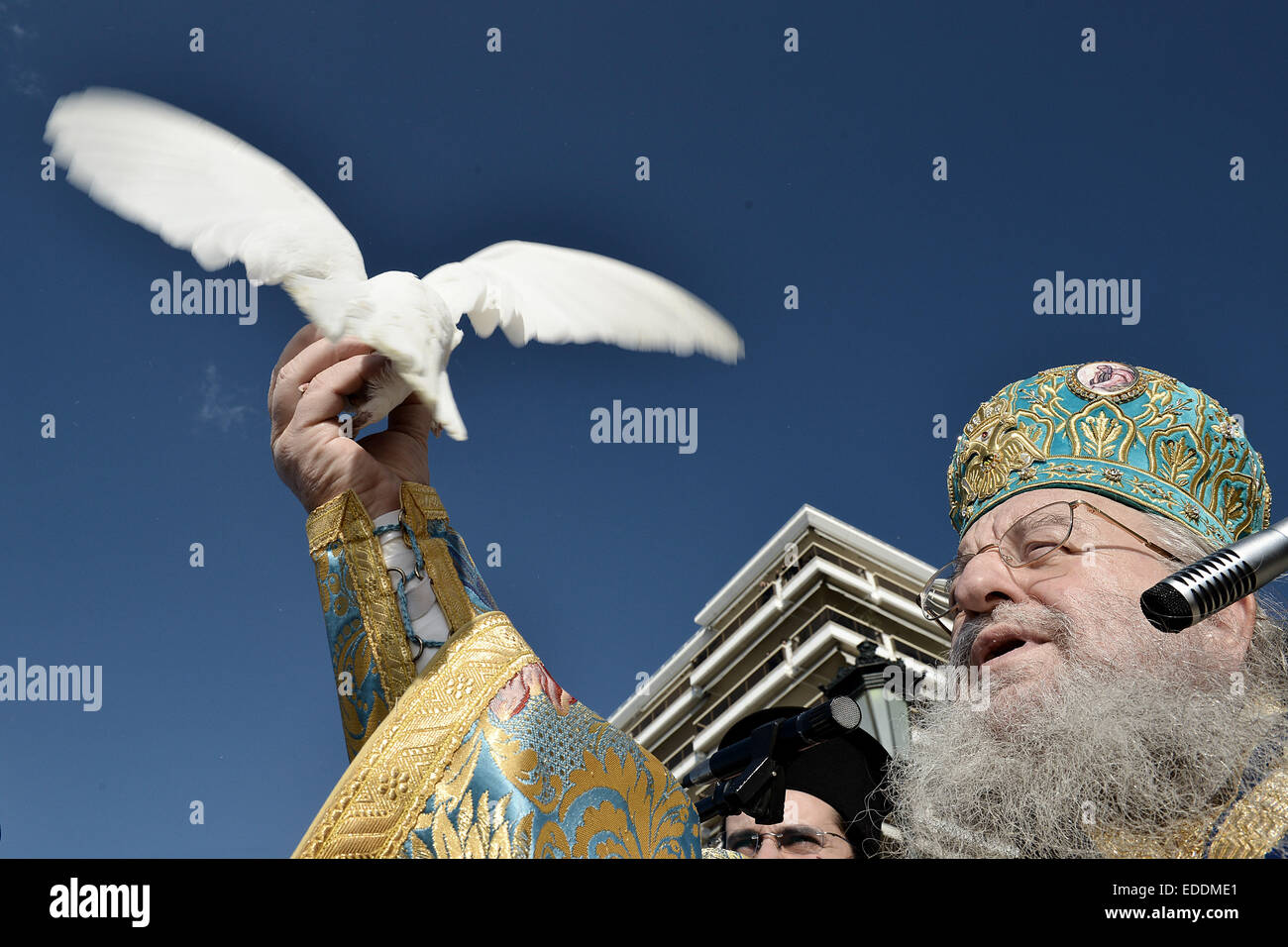 Thessaloniki, Greece. 6th Jan, 2015. The principal ceremonies of ...