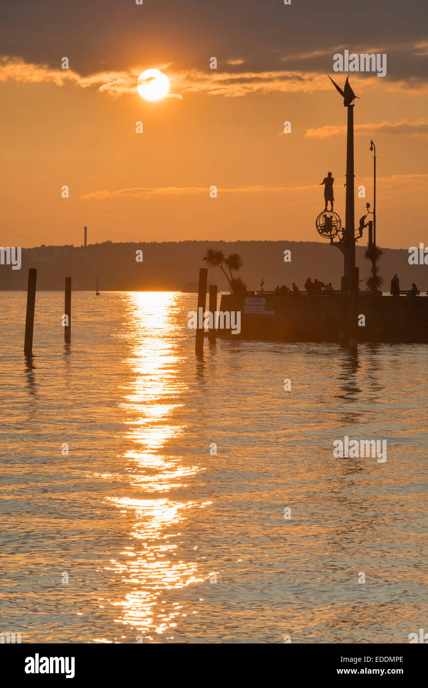 Statue meersburg lake constance germany hi-res stock photography and ...
