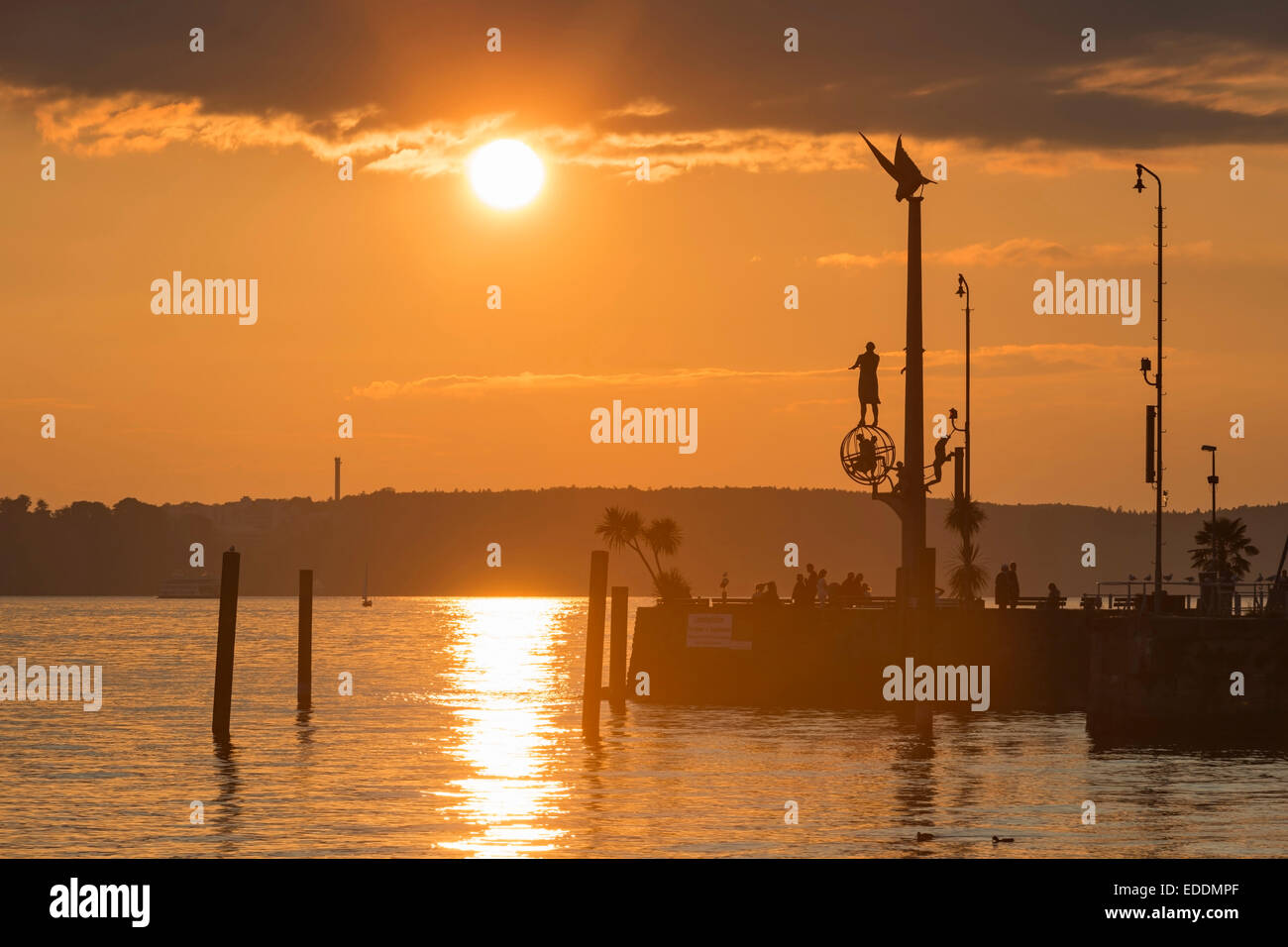 Statue meersburg lake constance germany hi-res stock photography and ...