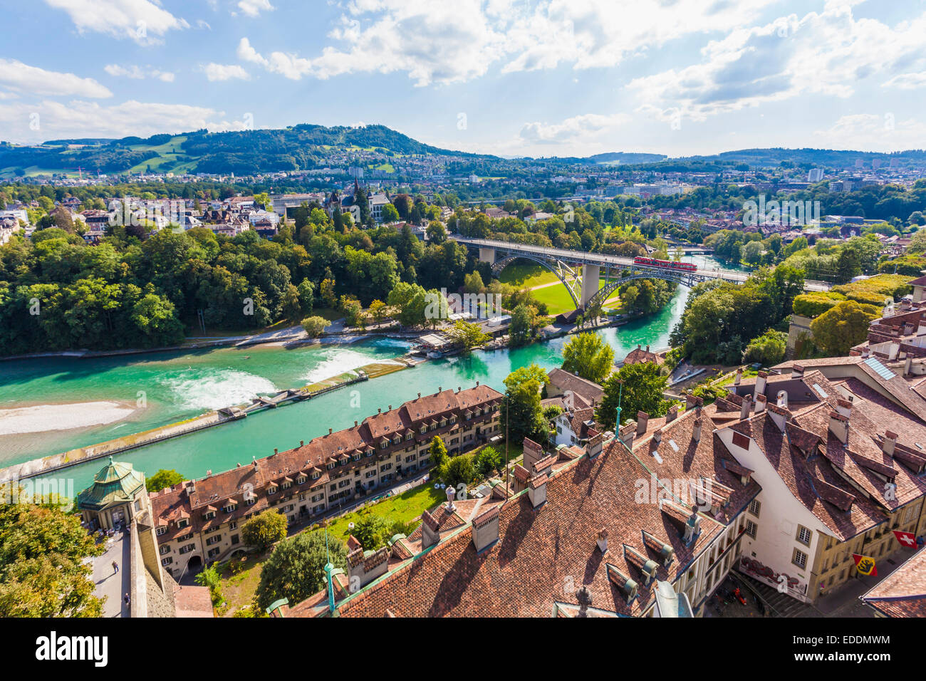 Switzerland, Bern, old town, cityscape with River Aare Stock Photo - Alamy