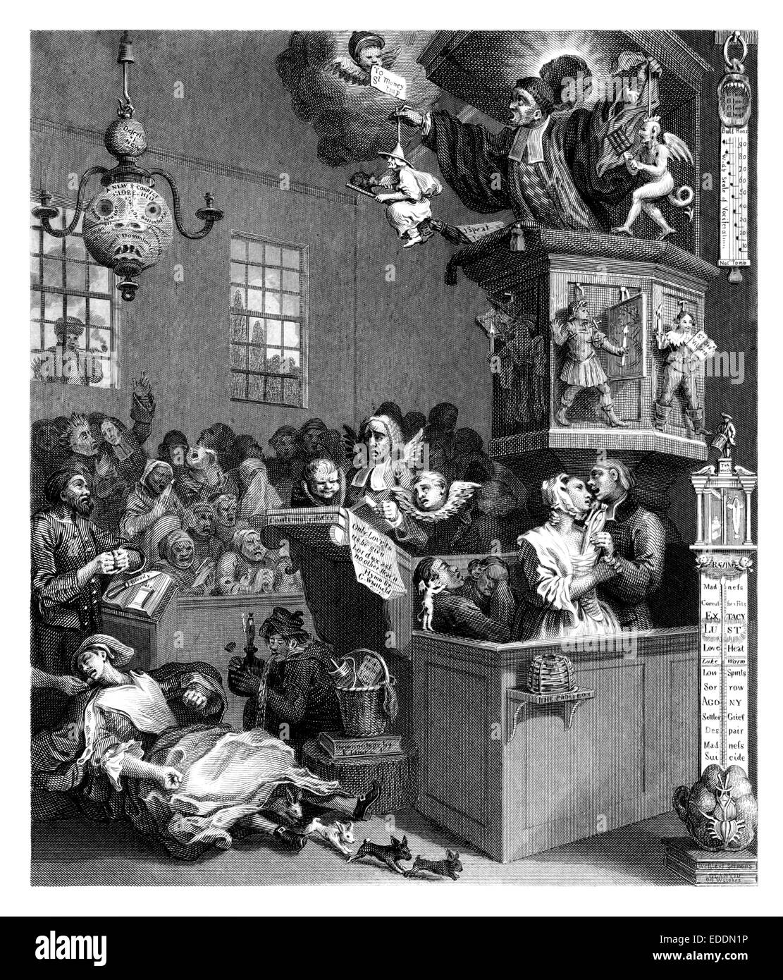 “Credulity, Superstition and Fanaticism” engraved by English artist ...