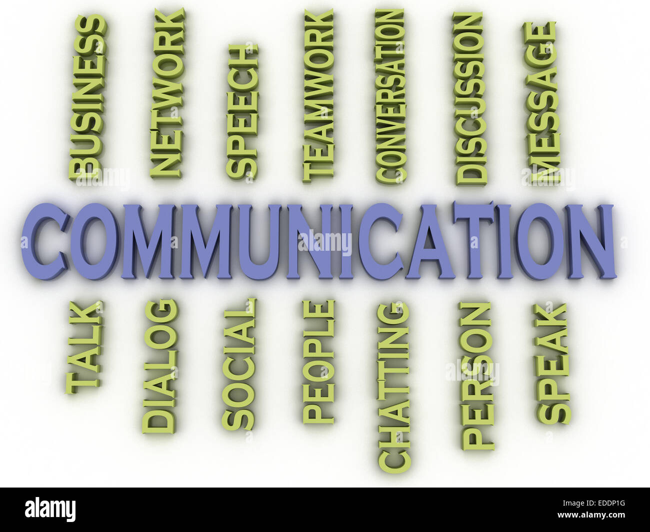 3d image communication issues concept word cloud background Stock Photo ...