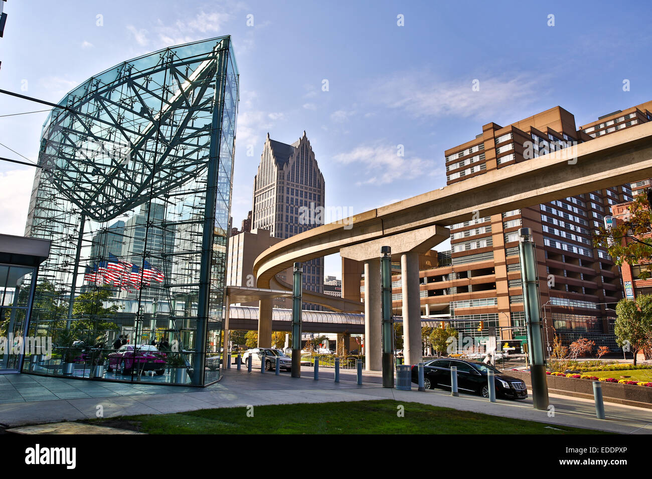 Detroit people mover hi-res stock photography and images - Alamy