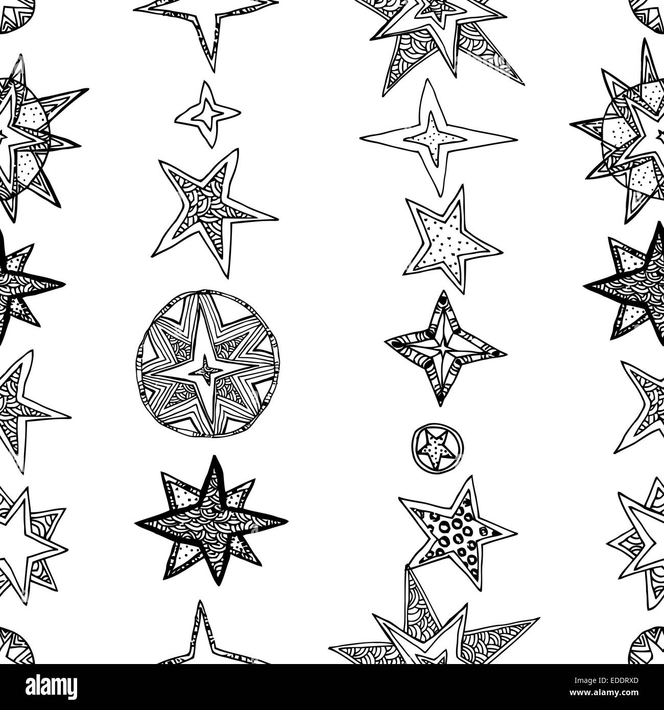 hand drawn stars Stock Photo - Alamy