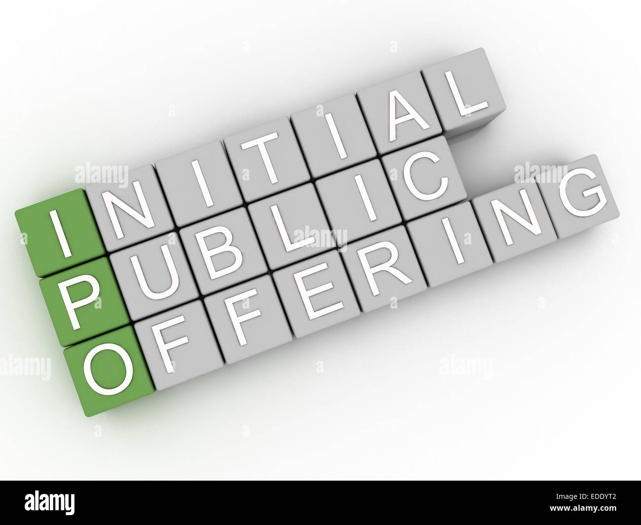 3d image IPO (Initial Public Offering) issues concept word cloud ...
