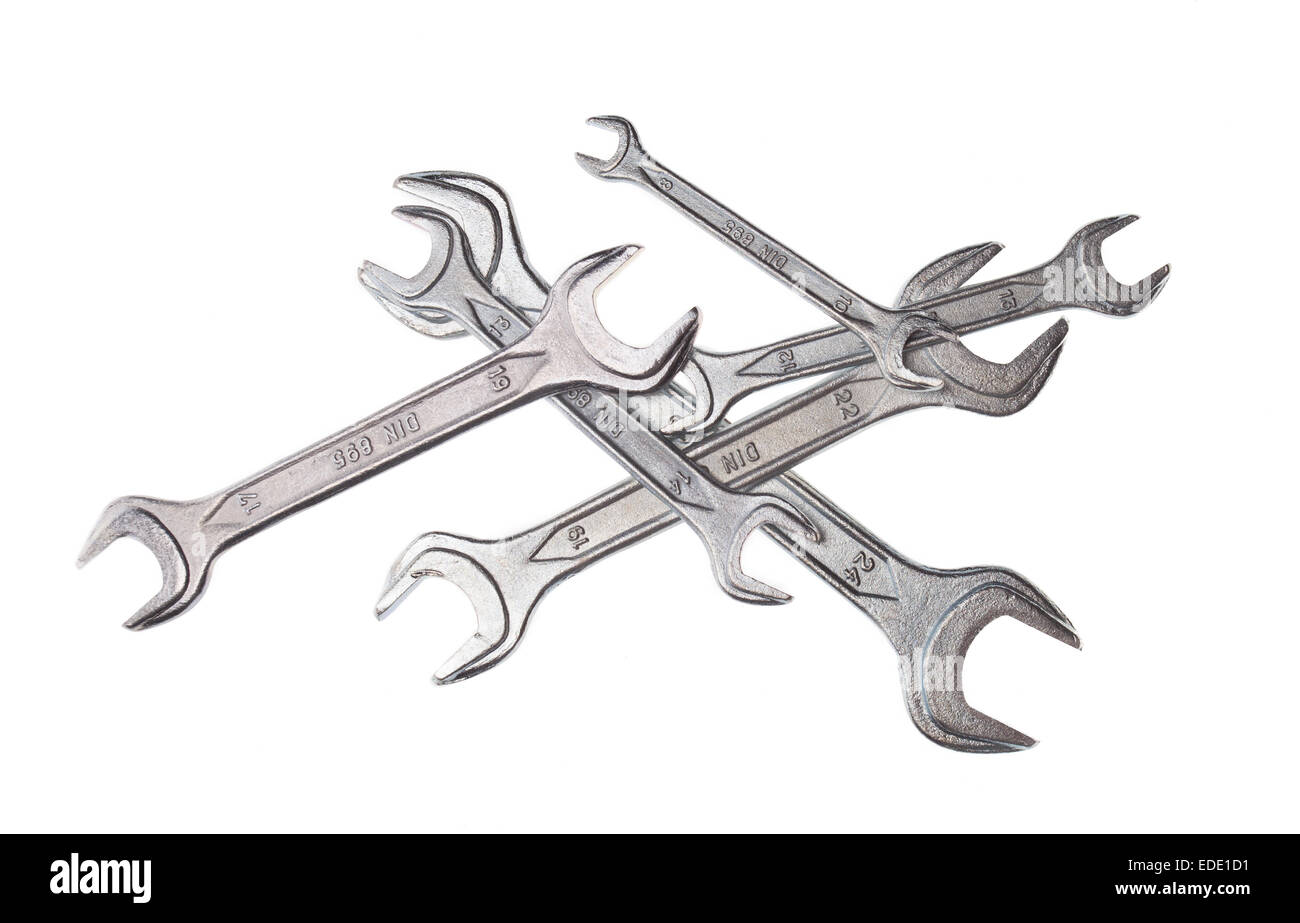 set of spanners Stock Photo - Alamy