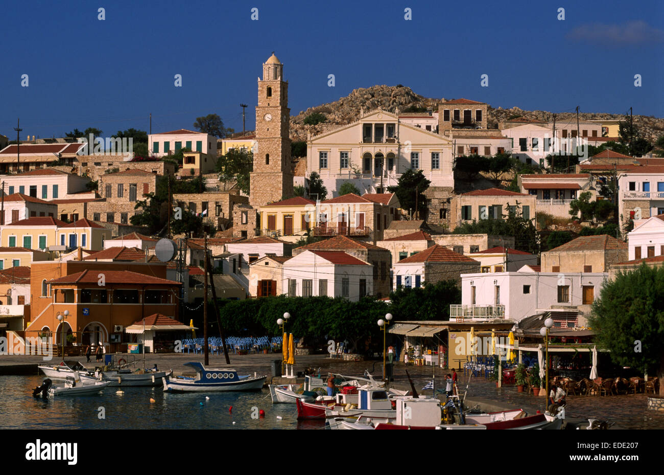 Greece, Dodecanese islands, Halki, Emporio Stock Photo - Alamy