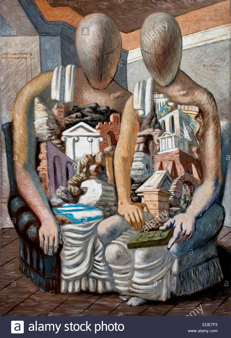 Giorgio De Chirico Painting Stock Photos & Giorgio De Chirico Painting ...