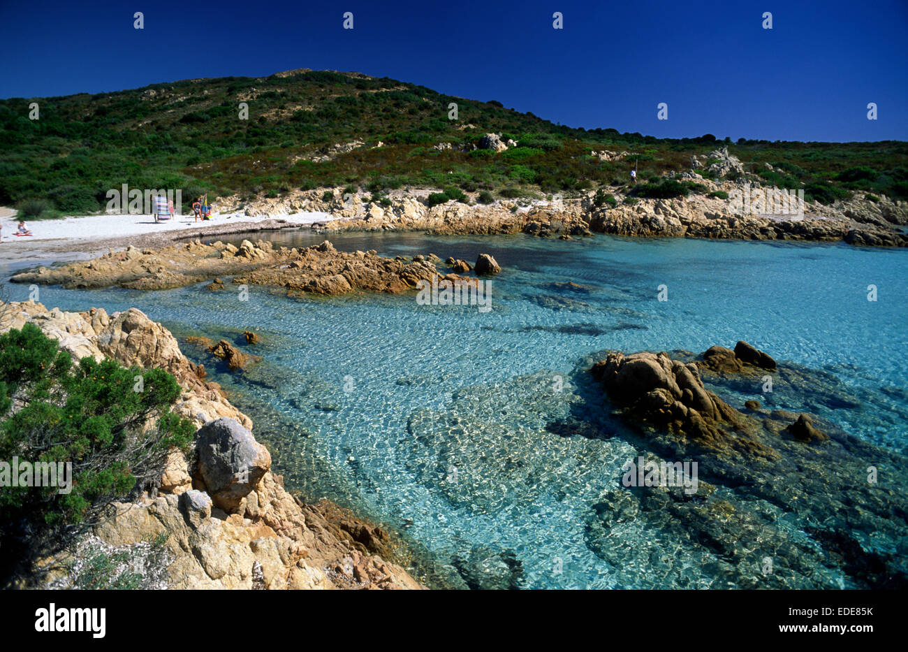 Italy, Sardinia, Costa Smeralda, Spiaggia del Principe beach Stock ...