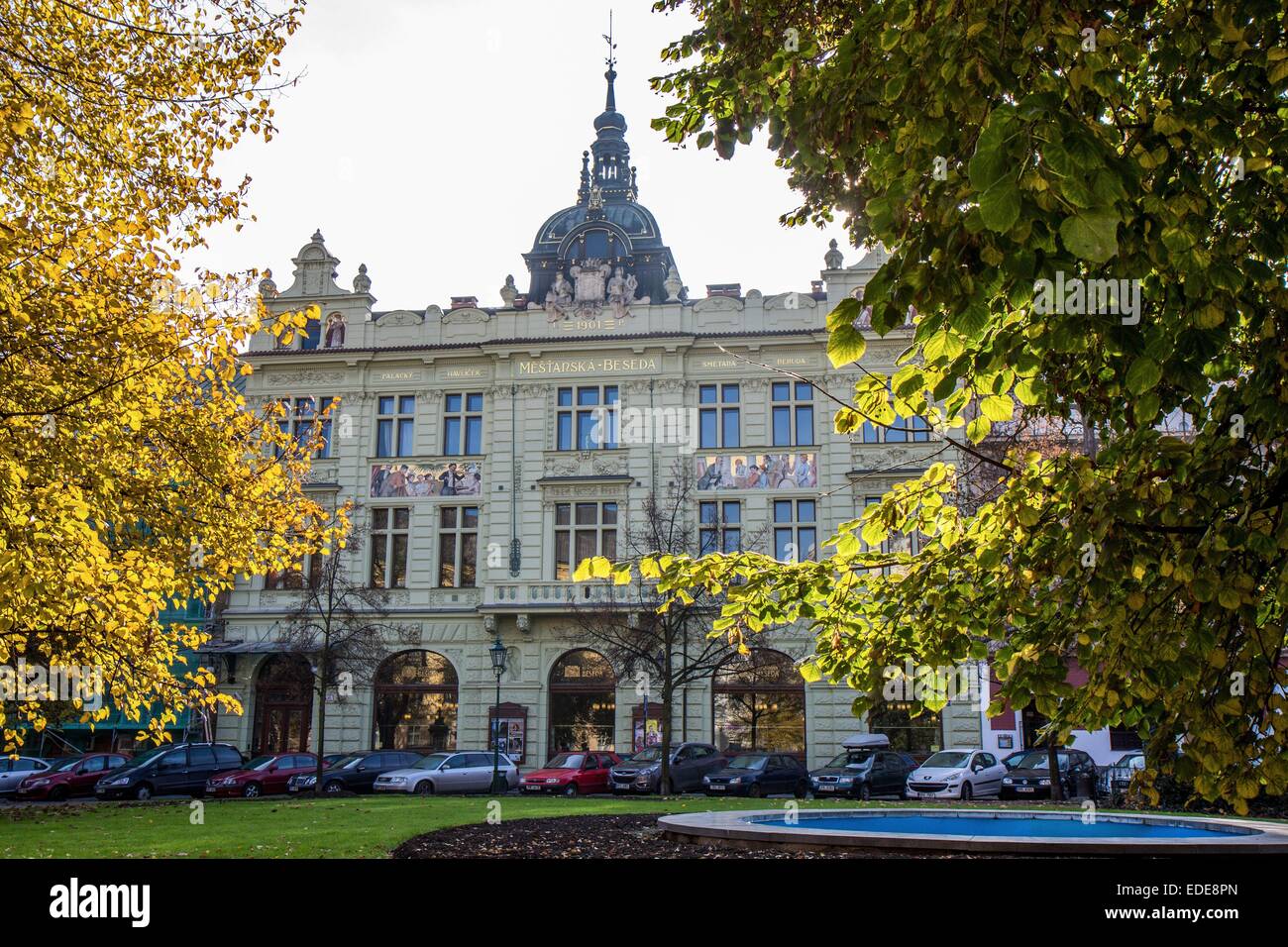 Czech Republic: Burgher's Hall (Mestanska beseda) in the center of ...