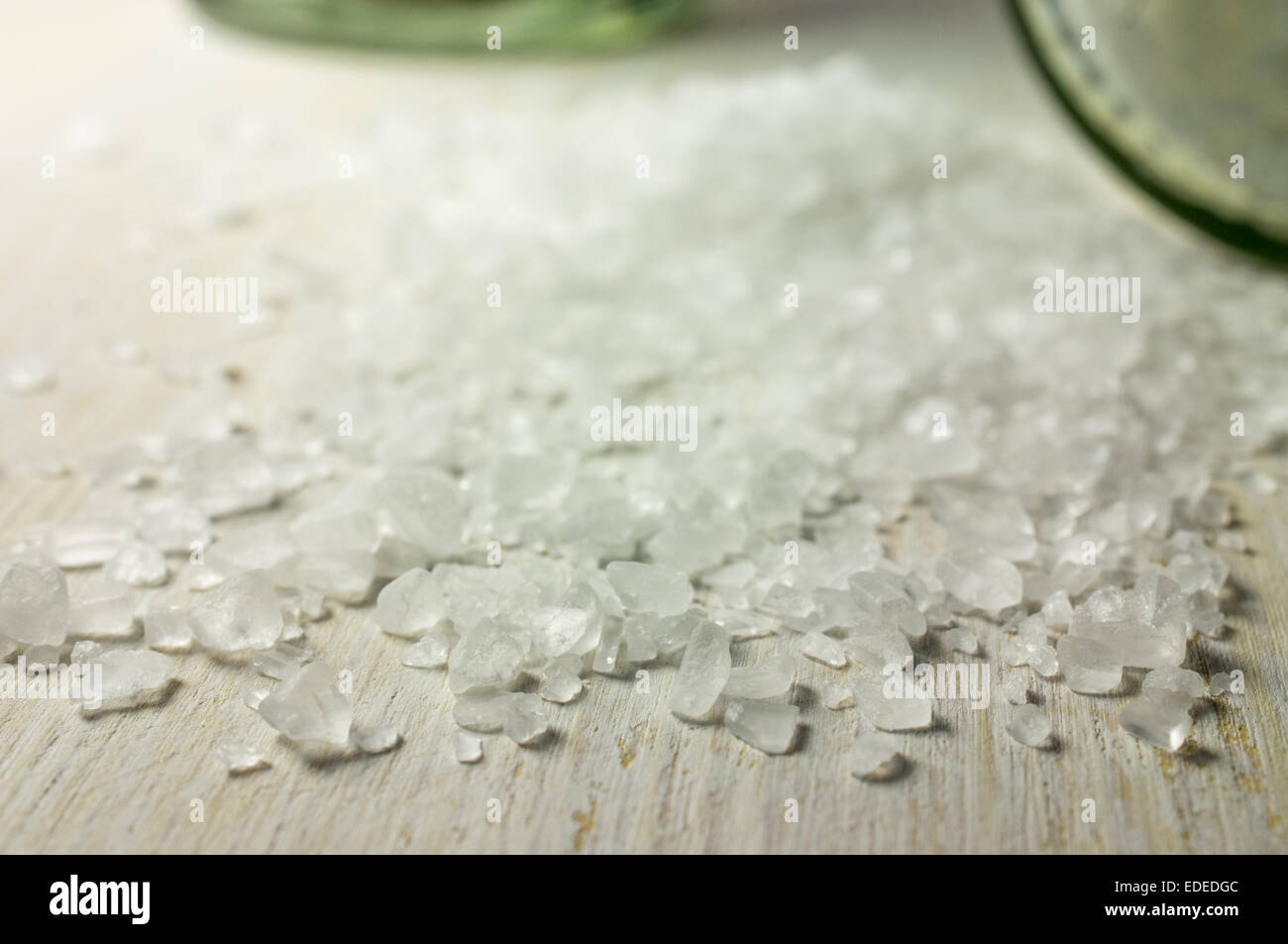 Sea salt crystals large food closeup Stock Photo - Alamy