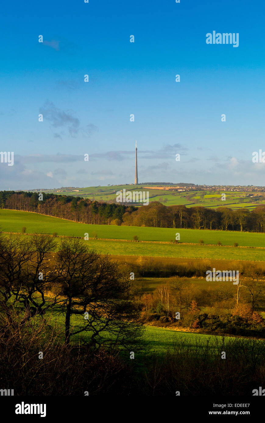 Emley Moor Transmission Mast Stock Photo - Alamy