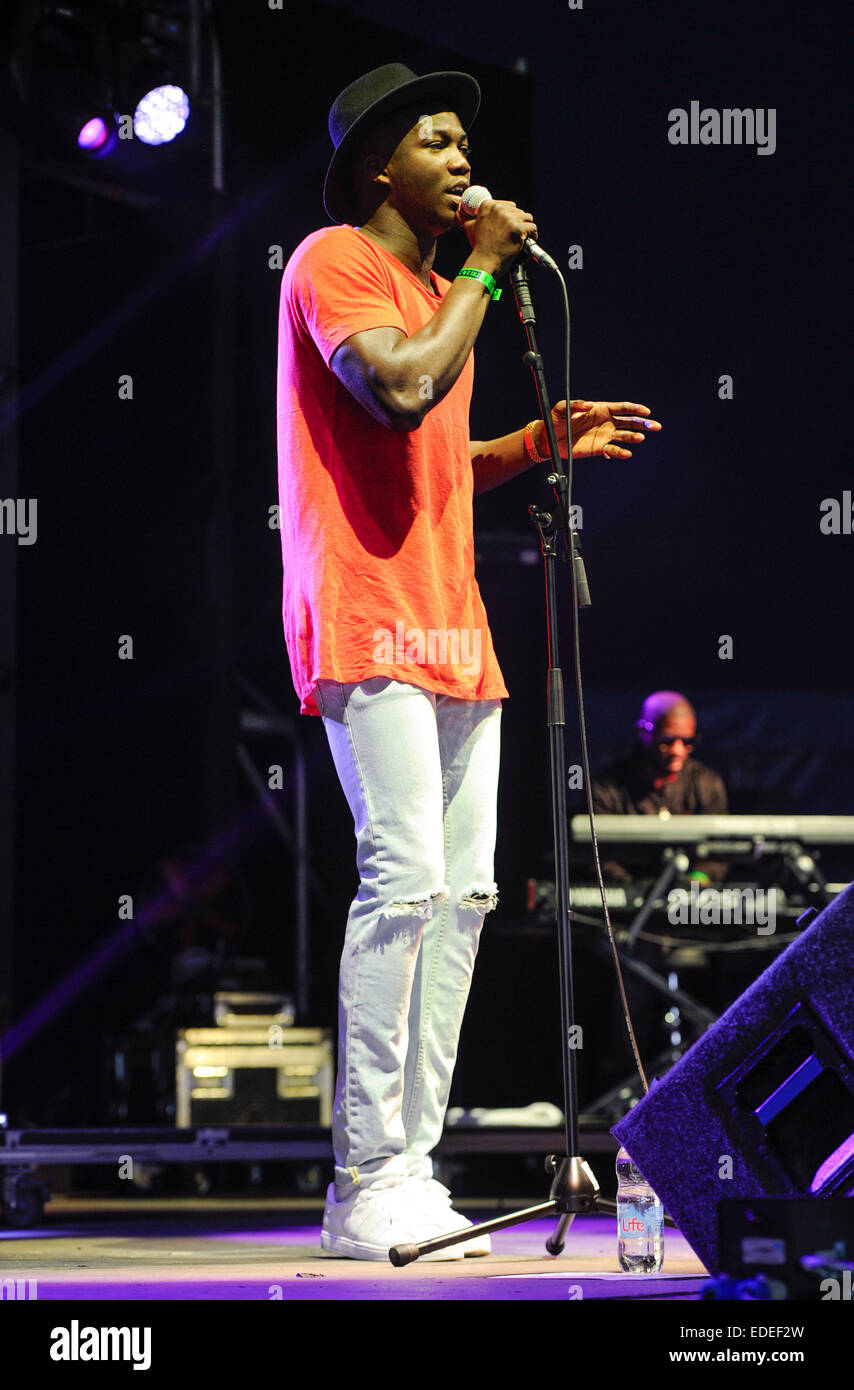 Jacob Banks performs at Wireless Festival in Birmingham at Perry Park ...