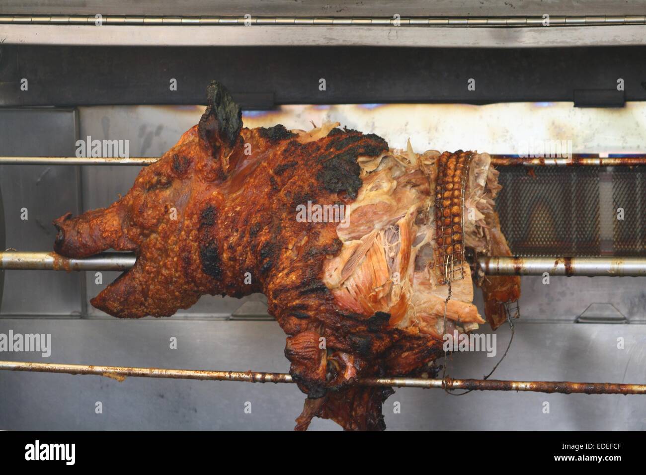 Hog roast, Reach Fair, Cambridgeshire, England Stock Photo - Alamy