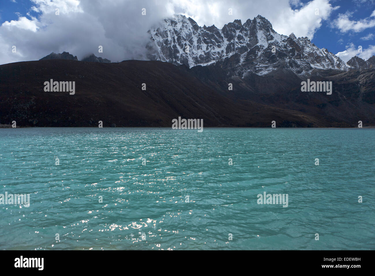 Dudh Pokhari Lake, Gokyo, Sagarmatha (Everest) Region, Nepal Stock ...