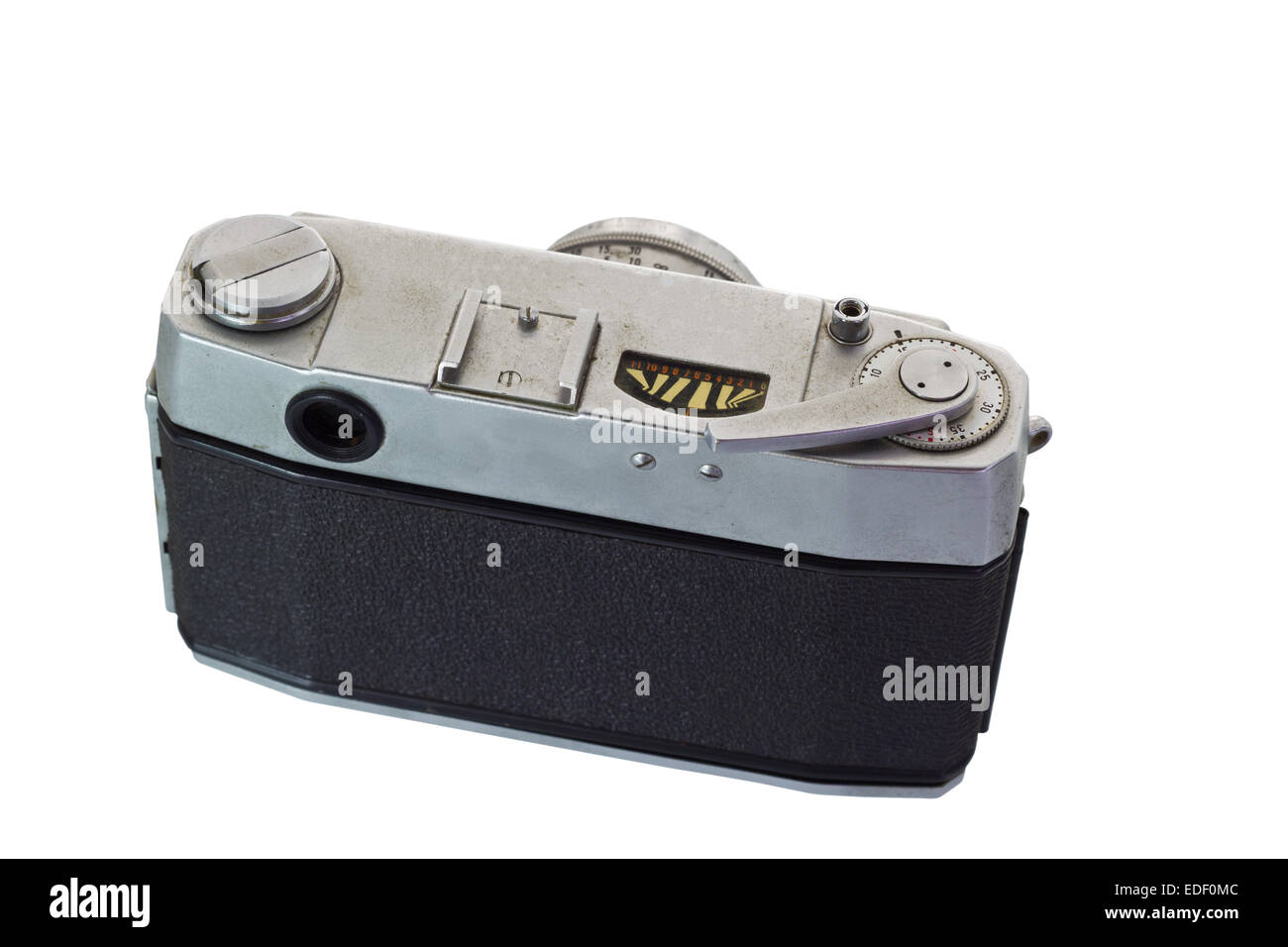 Old-fashioned Camera isolated on white background and clipping path ...