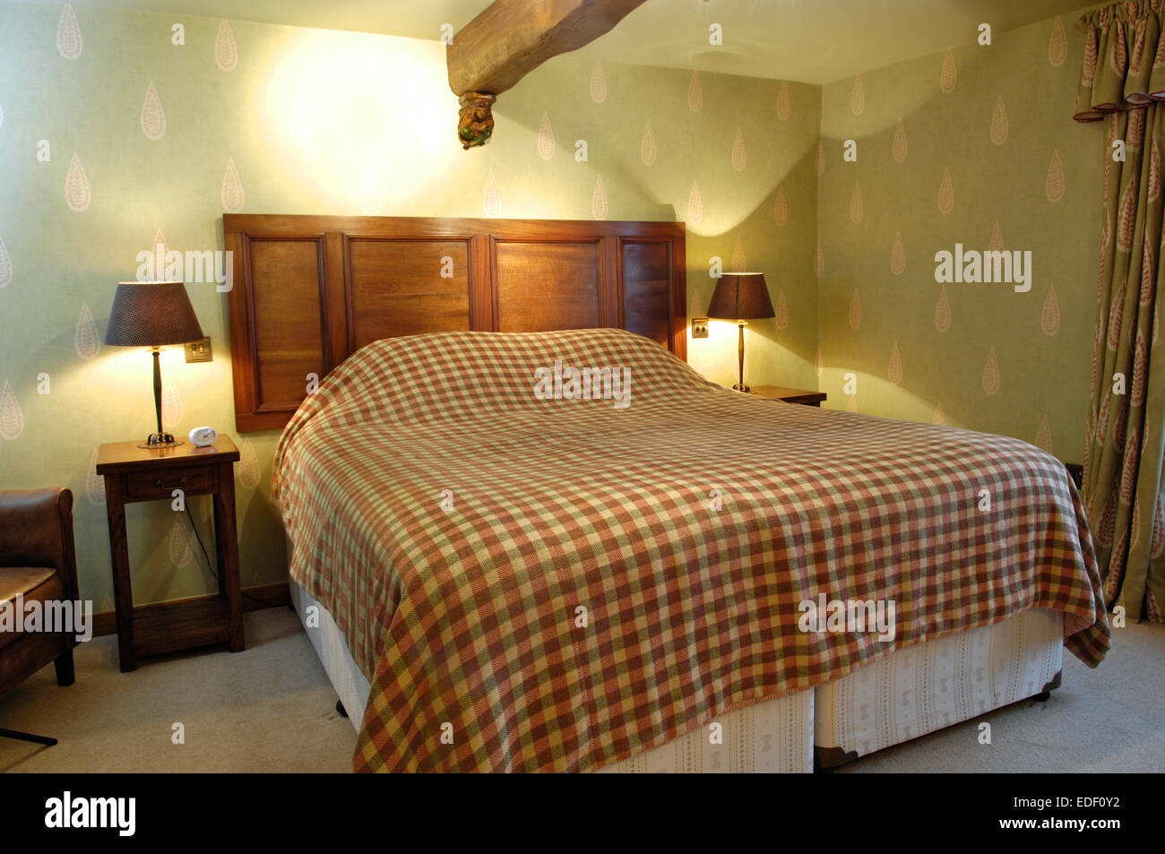 Hotel room at the Angel Inn Yorkshire Stock Photo - Alamy