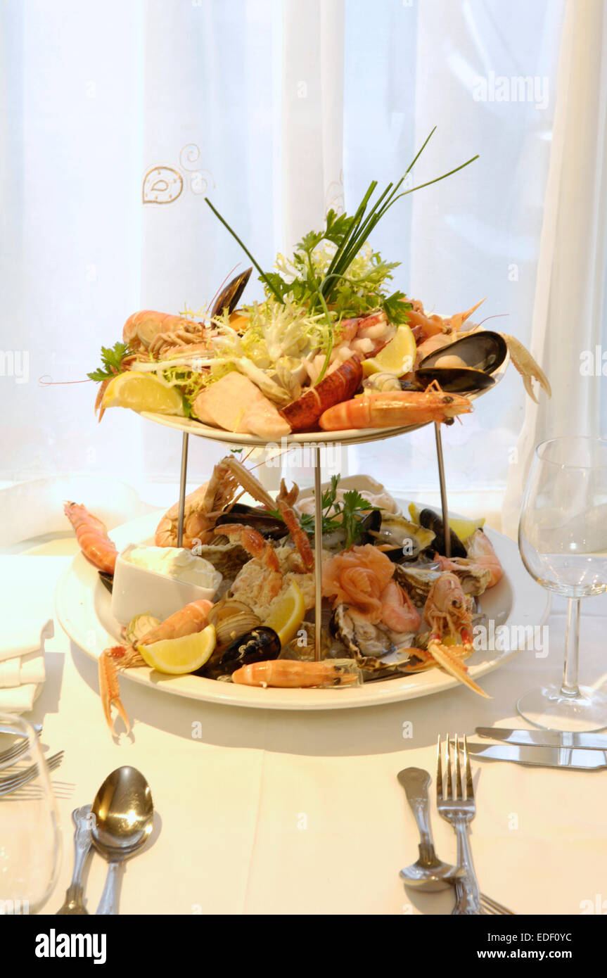 Platter seafood fruits de mer hi-res stock photography and images - Alamy