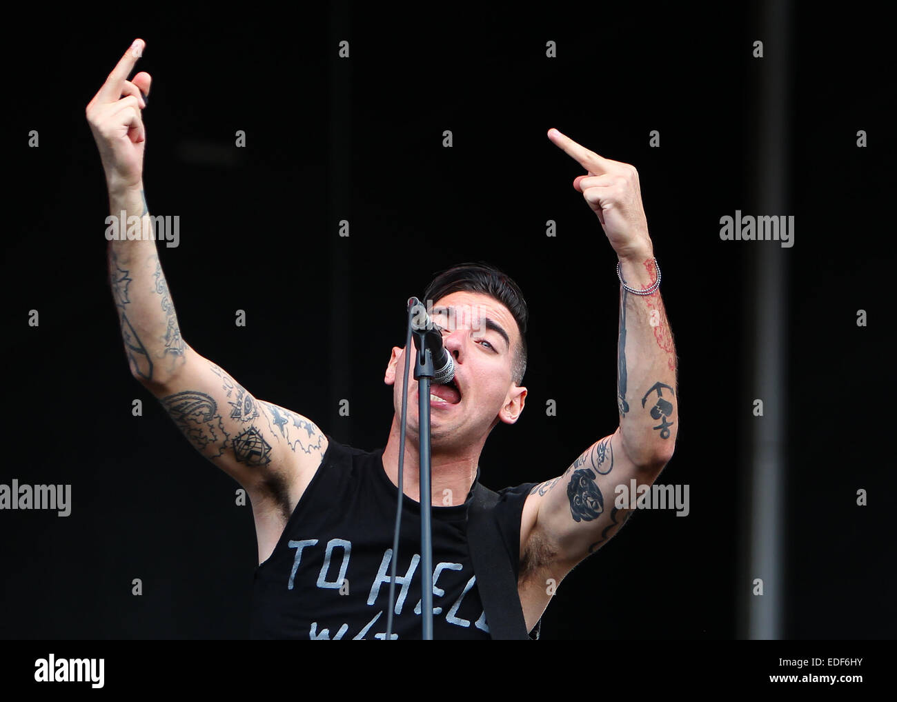 Sonisphere 2014 - Knebworth House - Performances - Day 1 - Anti-Flag ...