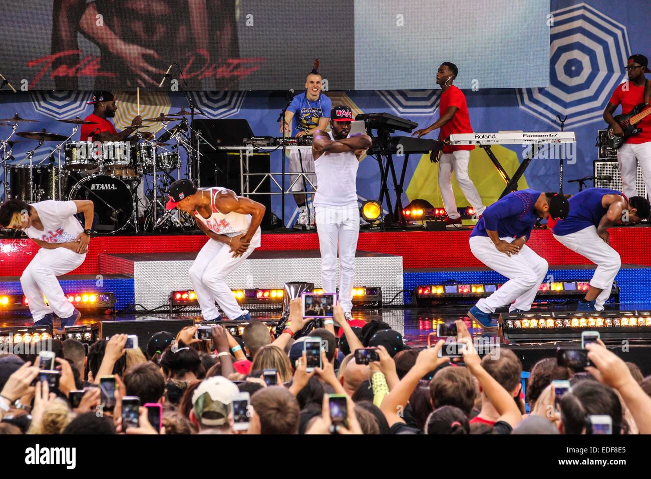Jason Derulo performing live on ABC's 'Good Morning America' at Rumsey ...