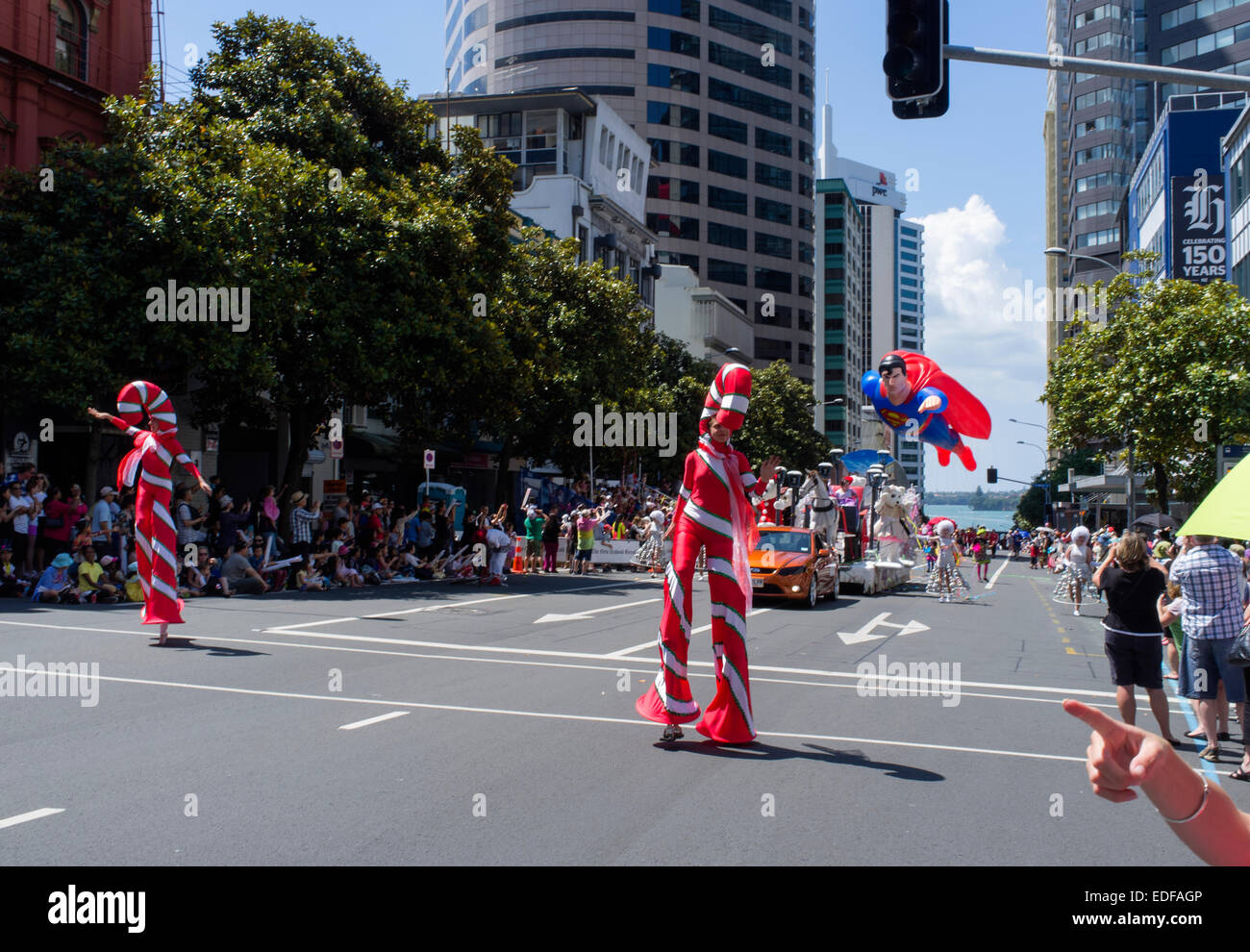Christmas Parade in Auckland, New Zealand Stock Photo - Alamy